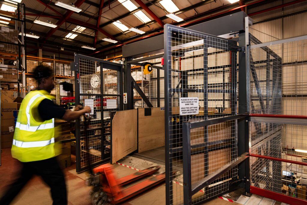 Lift Installation for NHS Supply Chain