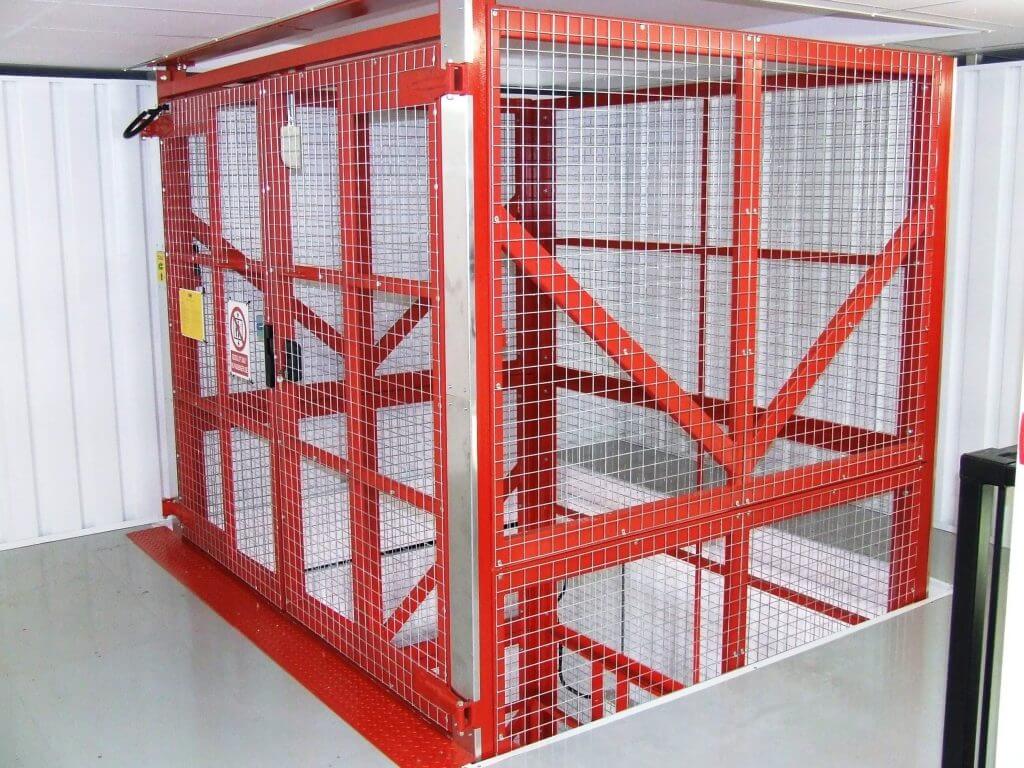 Self Storage Mezzanine Lifts Installed for 4 Secure Self Store