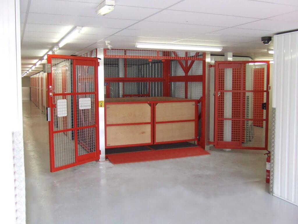 Self Storage Mezzanine Lifts Installed for 4 Secure Self Store